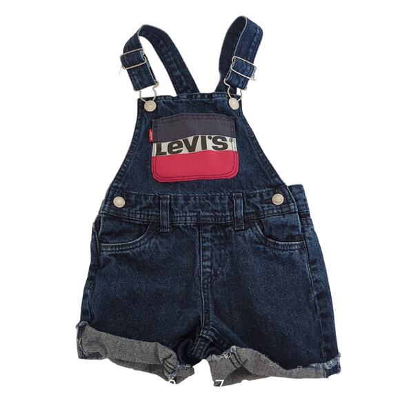 Levi's | Bottoms | Vtg Levis Kids Shortalls Denim Overalls Toddler 3t ...